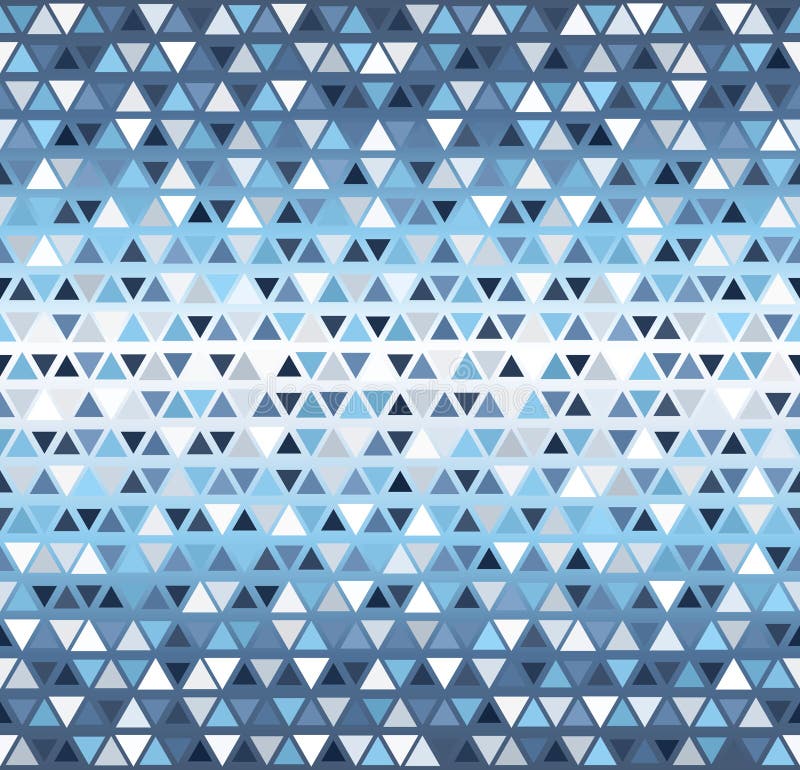 Triangle Pattern. Seamless Vector Stock Vector - Illustration of ...