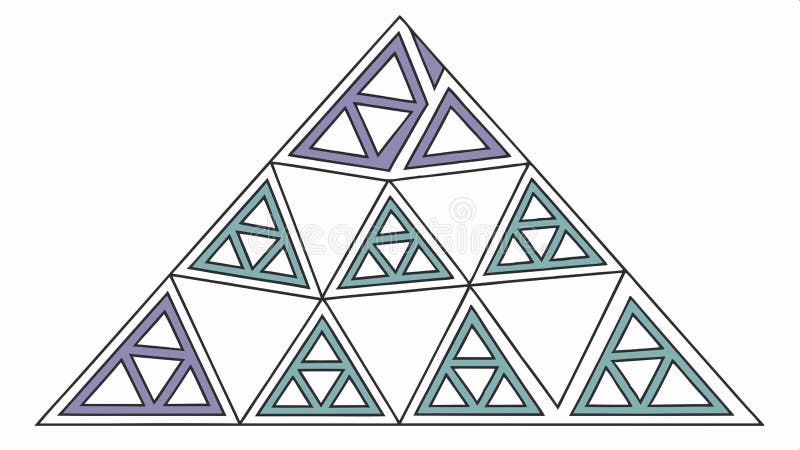 Triangle Pattern, Tessellation Geometric Design Vector Design ...