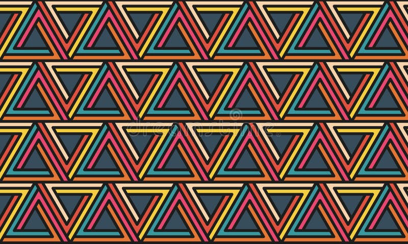Triangle Pattern Tiling stock vector. Illustration of texture - 131608342