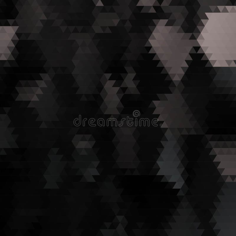 Triangle Pattern. Vector Background. Black Triangles. Eps 10 Stock ...