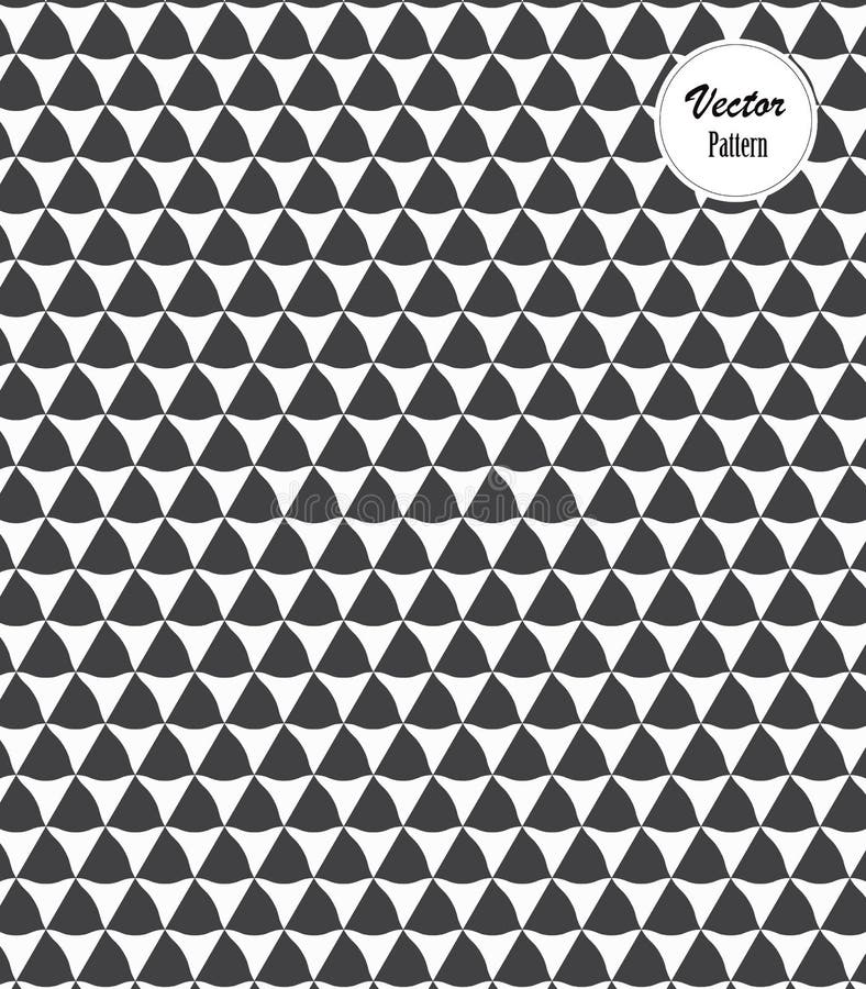 Triangle Pattern Vector, Repeating Triangle Circles on Square Shape ...