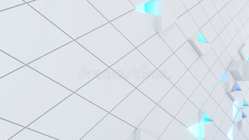 Triangle Pattern on White Background,science and Technology Concept ...