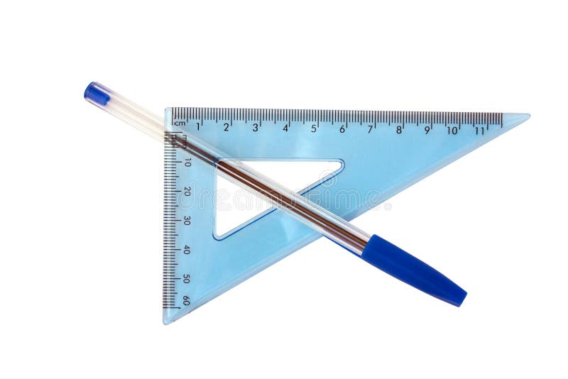 Triangle and pen stock photo. Image of graphic, supply - 38067320