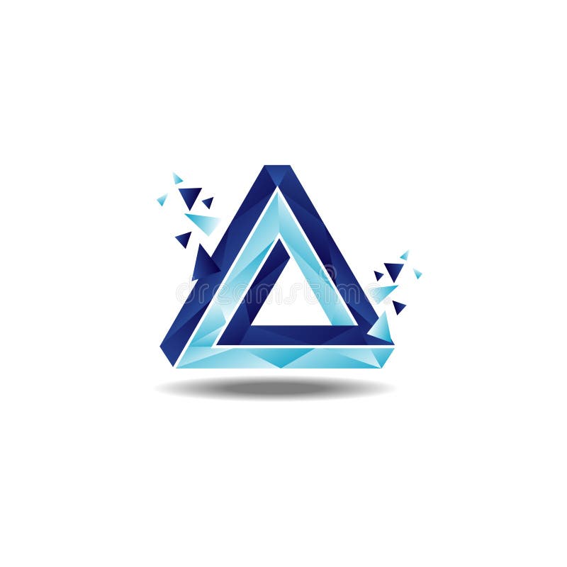 Triangle Penrose Loop Logo Sign Symbol Icon Stock Illustration ...