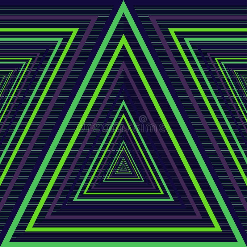 Triangle Perspective Pattern Stock Vector - Illustration of abstract ...