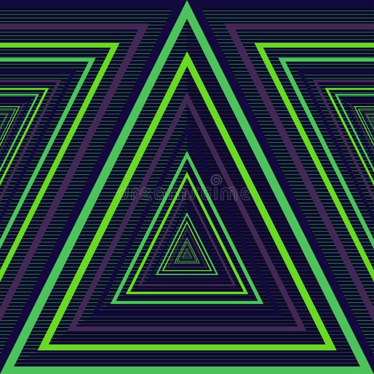 Triangle Perspective Pattern Stock Vector - Illustration of abstract ...