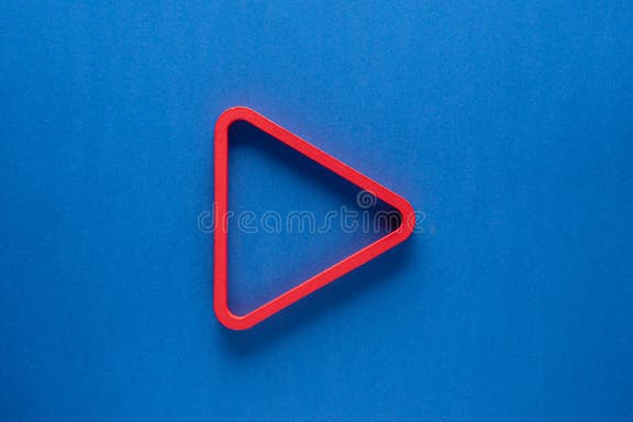 Triangle Play Button Vector Icon. Play and Arrow Sign Logo Elements ...