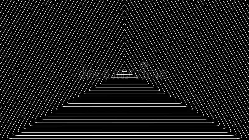 Twisting Triangle Animation Creative. Twirling Symbol Triangle Footage ...