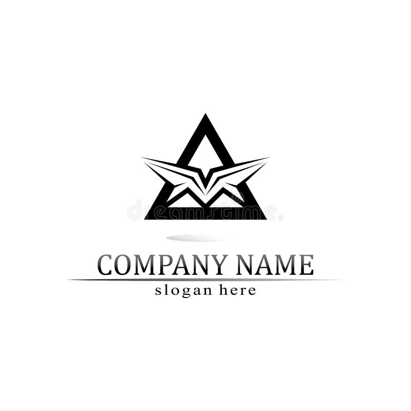 Triangle Pyramid Logo Design and Vector Symbol Egyptian and Logo ...