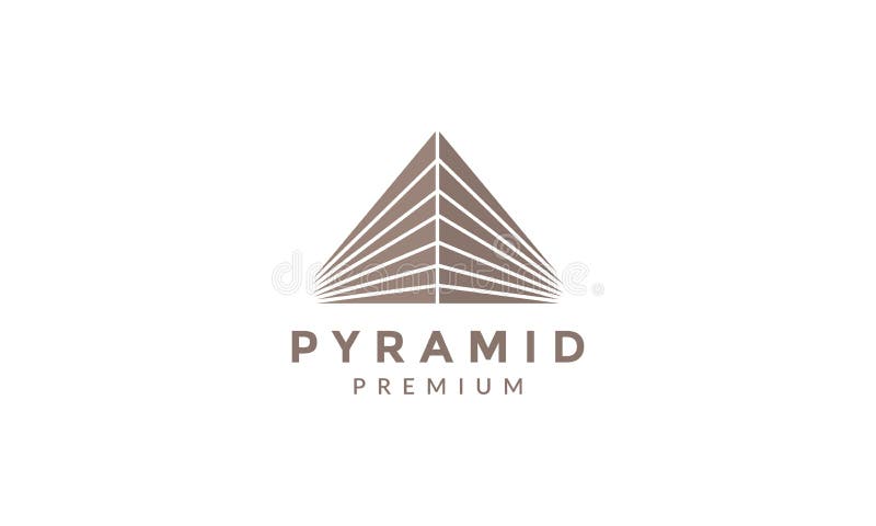 Pyramid Modern Design Can Use for Steps Work Process and Report of ...