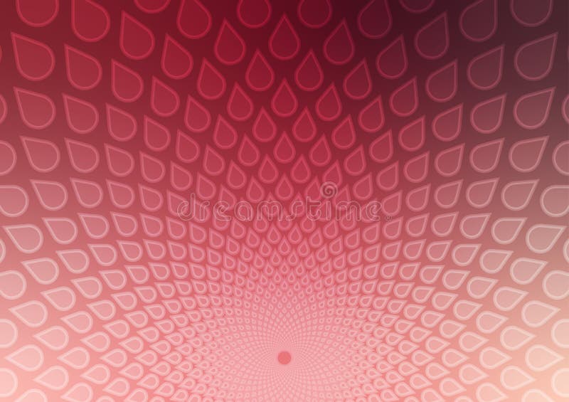 Triangle Red Wave Vortex Pattern Curve Background Stock Vector ...