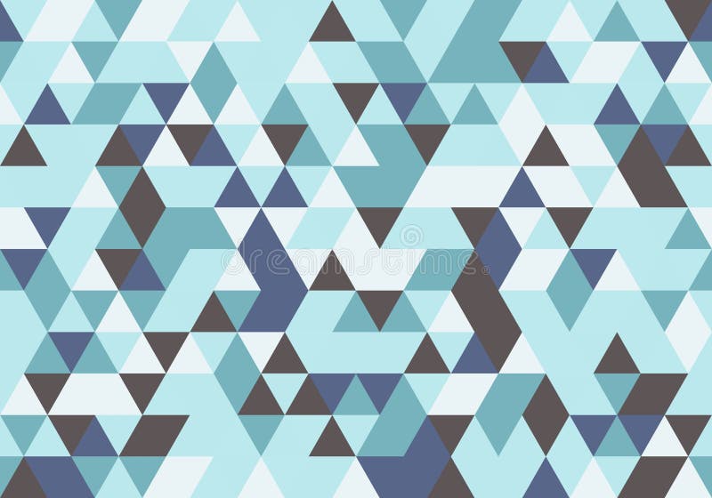 Triangle Repeat Pattern Design Decoration. Vector Stock Illustration ...