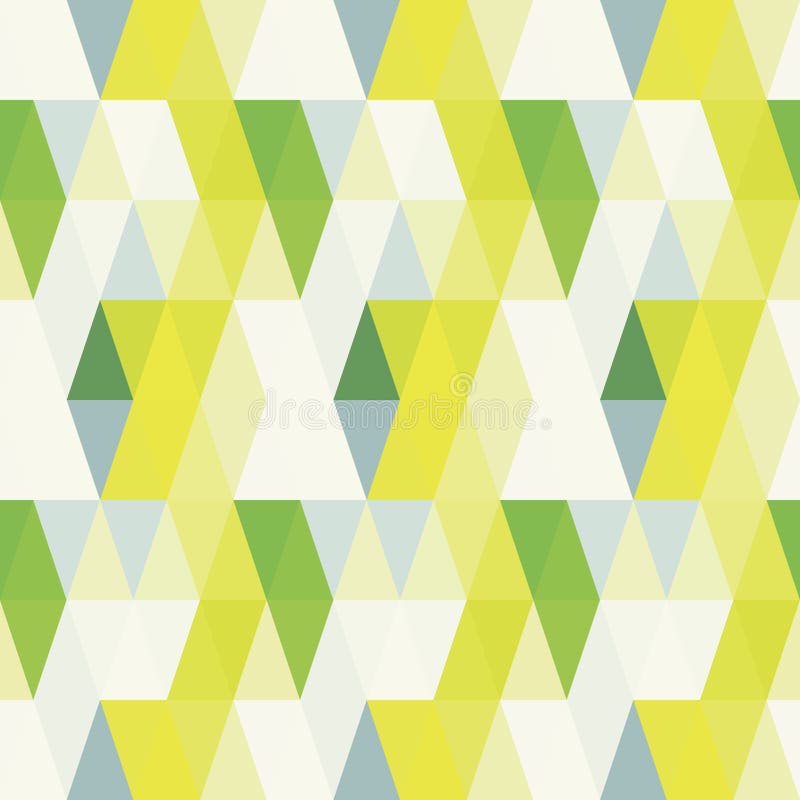 Triangle Retro Pattern Seamless Background Stock Vector - Illustration ...