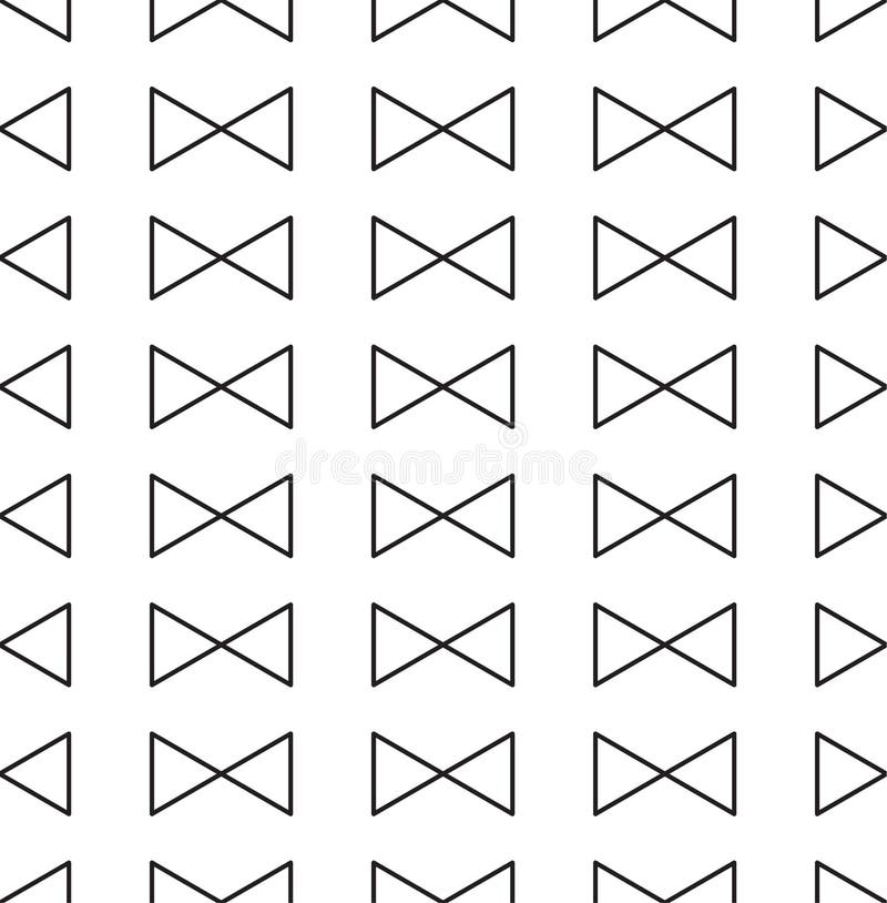 Triangle Ribbon Seamless Pattern Background. Vector Illustration Stock ...