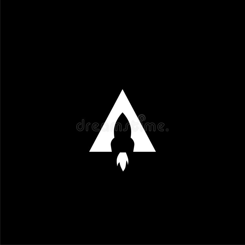 Rocket Logo Design Icon Template Isolated on White Background Stock ...
