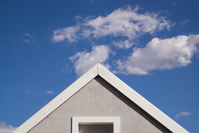 House Roof In Triangle Shape Stock Photo - Image of shape, triangle ...