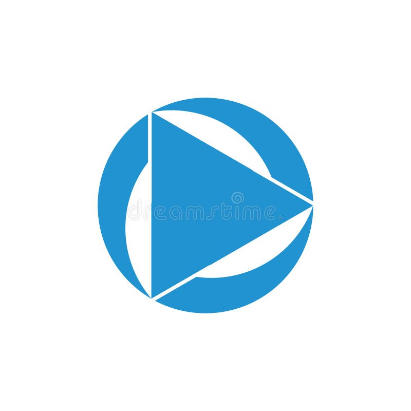 Triangle Rotation Design Logo Vector Stock Vector - Illustration of ...