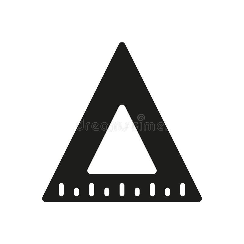 Triangle Rule Icon Vector Design Templates Simple and Modern Concept ...