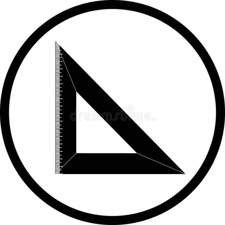 Triangle Ruler Geometry Stock Illustrations – 4,741 Triangle Ruler ...