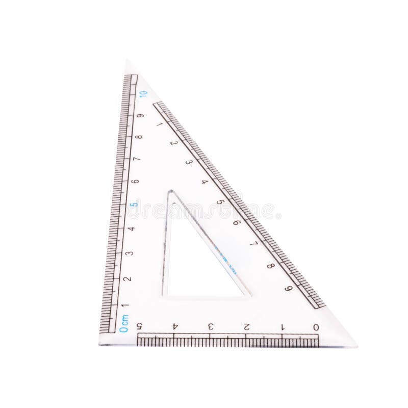 Ruler Isolated on White Background Stock Image - Image of line, compass ...