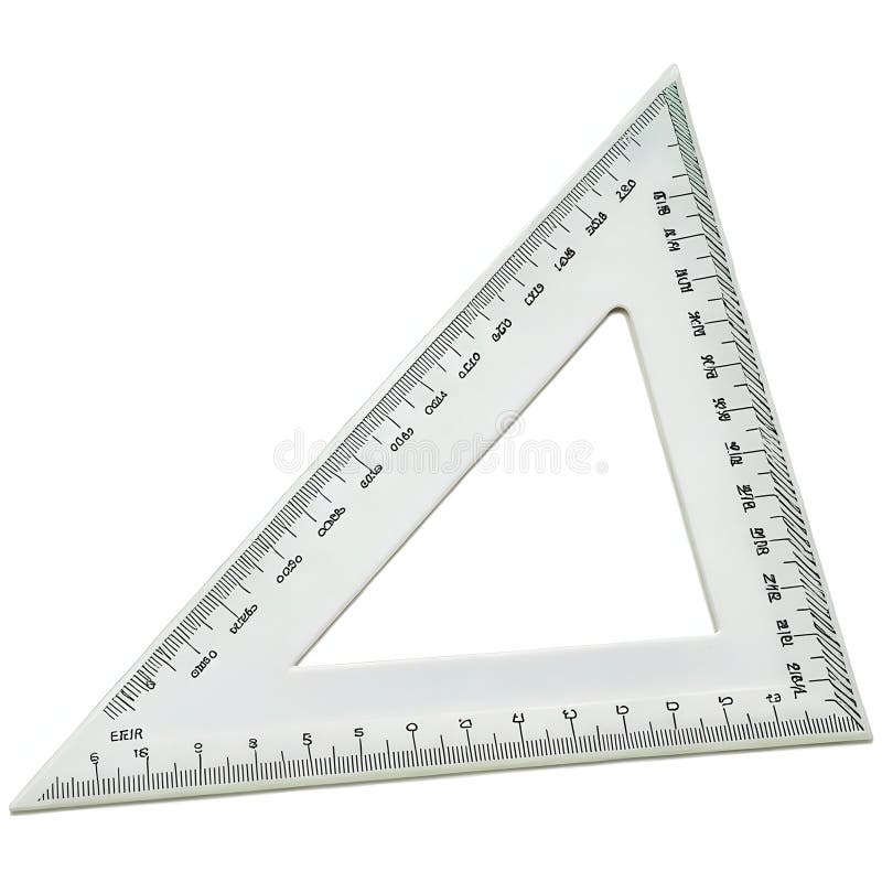 Triangle Ruler stock illustration. Illustration of work - 357204379