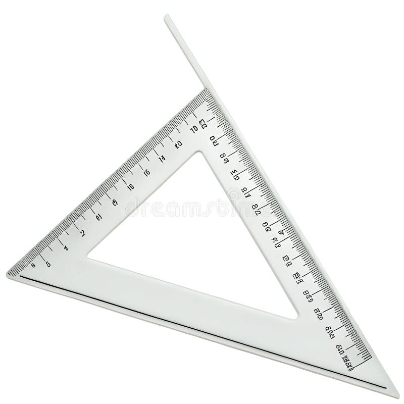 Triangle Ruler stock illustration. Illustration of triangle - 357204521