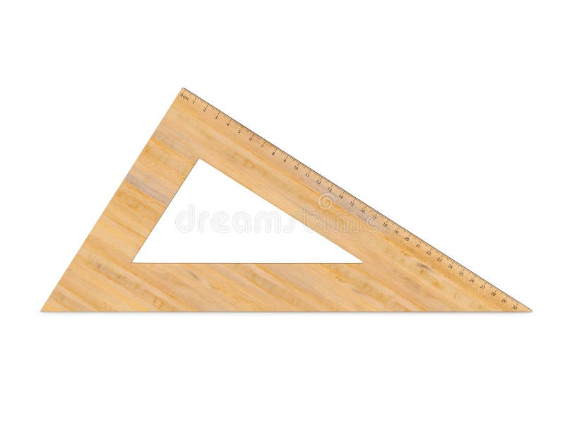 Wooden Triangle Ruler Stock Illustrations – 621 Wooden Triangle Ruler ...
