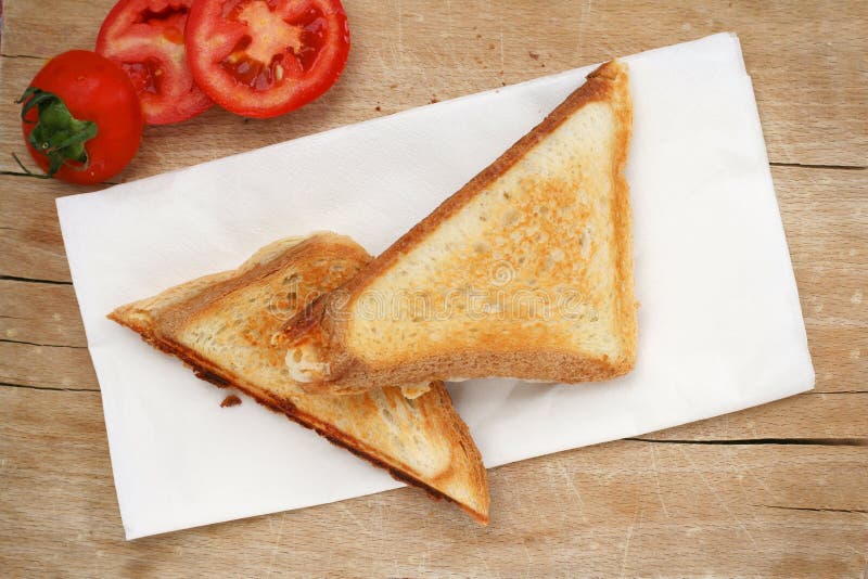 Triangle sandwich toast stock photo. Image of cheddar - 44790156