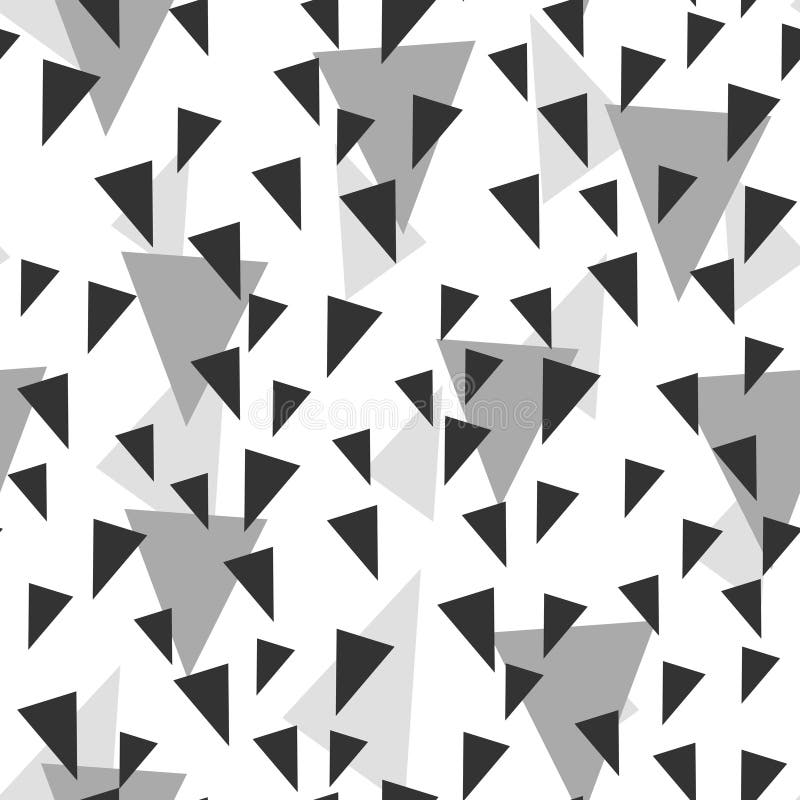 Triangle Seamless Pattern Sketch Vector Stock Vector - Illustration of ...
