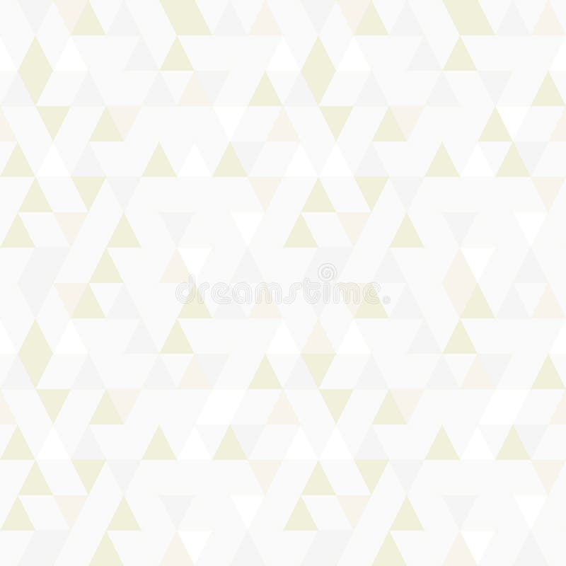 Triangle Seamless Pattern Vector, Random Gold Shade. Stock Vector ...