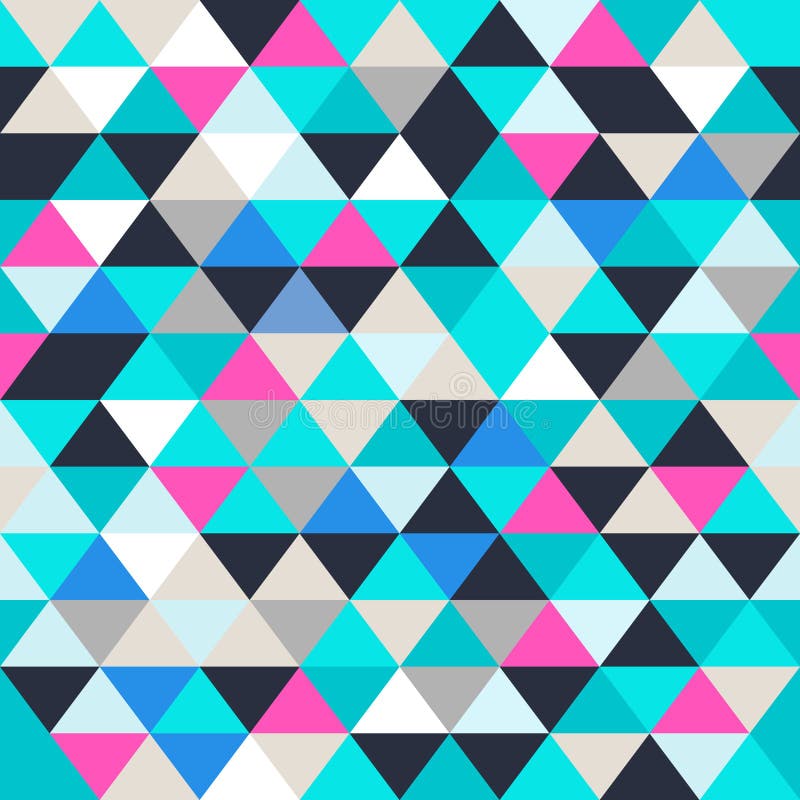 Triangle seamless texture stock vector. Illustration of cover - 89848471