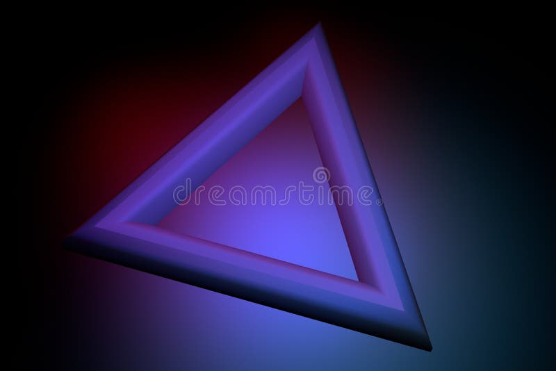 Triangle Shape Abstract Image Stock Illustration - Illustration of flat ...