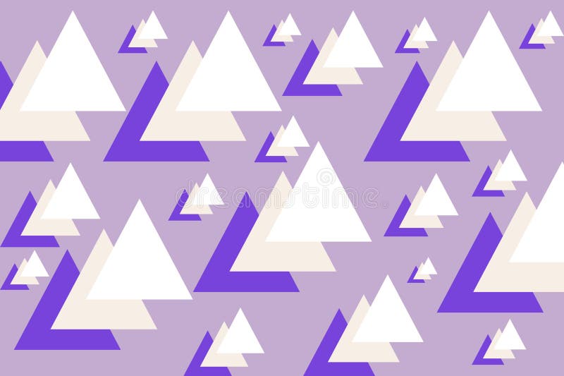 Triangle Shape Arrangement on Background.pastel Tone Stock Illustration ...
