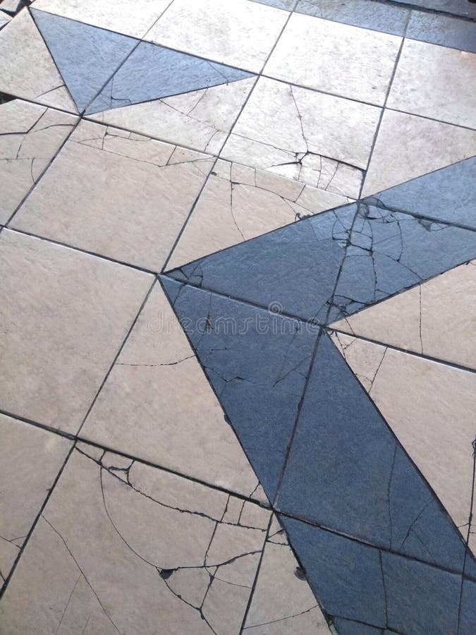 Triangle Shape on the Floor Stock Photo - Image of line, floor: 273938656