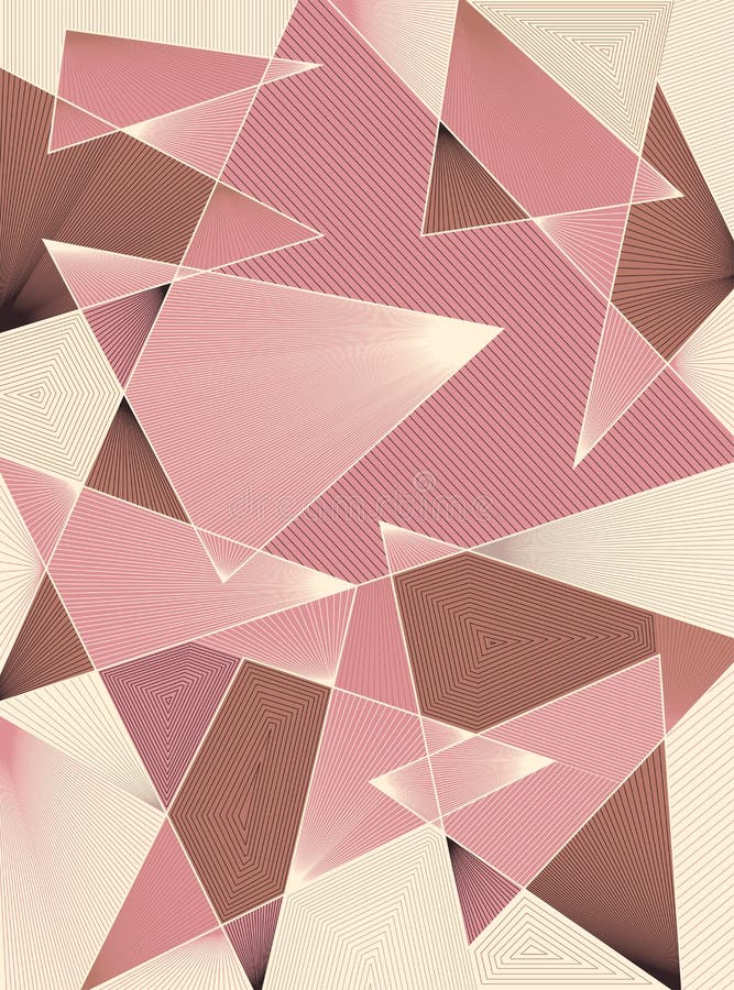 Triangle Shape, Geometric Shape, Abstract Art Vector Lines Pattern ...