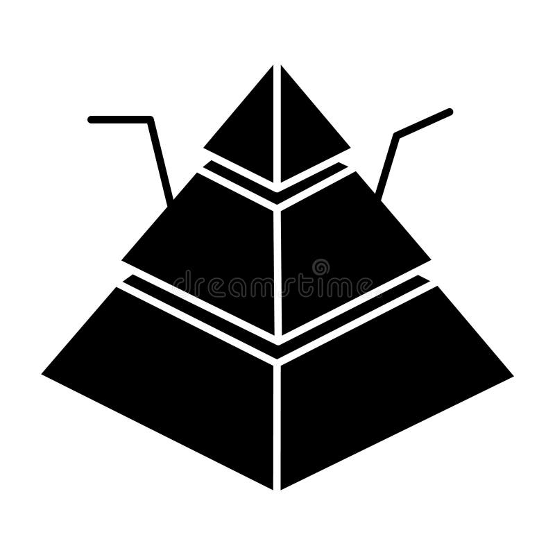 Triangle Shape Graph, Vector Design of Pyramid Infographics, Pyramid ...