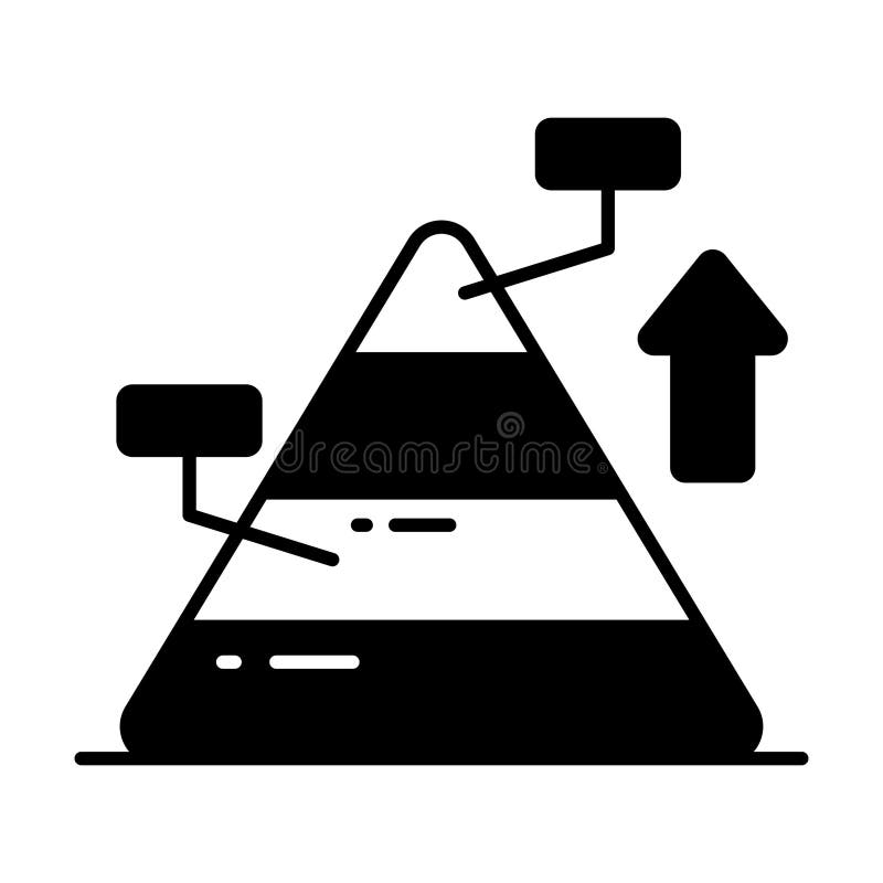 Triangle Shape Graph, Vector Design of Pyramid Infographics, Pyramid ... Triangle Shape Graph, Vector Design of Pyramid Infographics, Pyramid ...