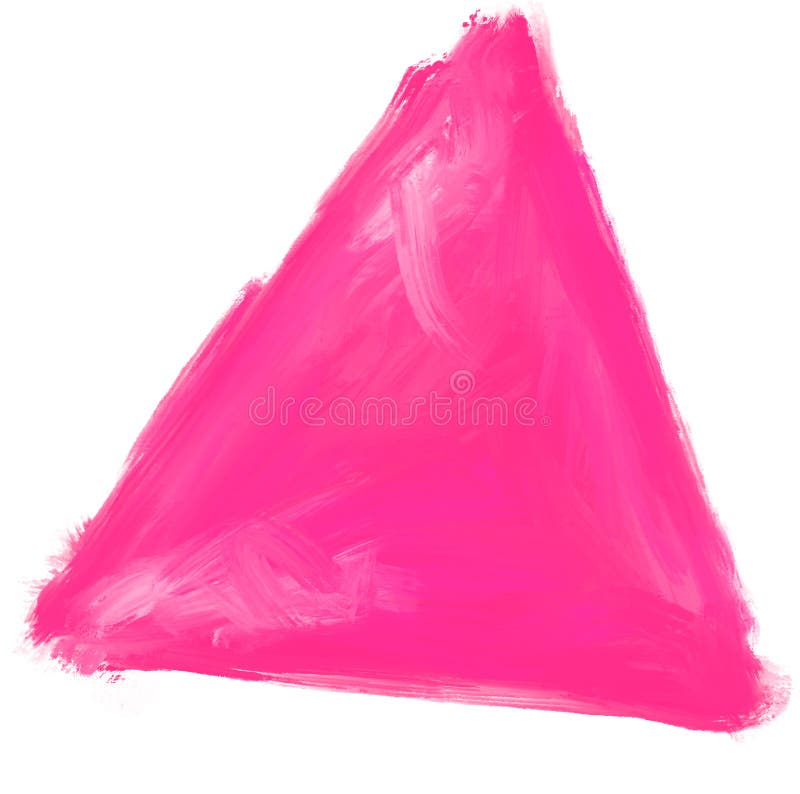 Triangle Shape Oil Painting Stroke Texture Artistic Art Stock Image ...