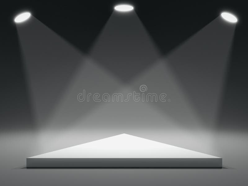 Triangle shape stage stock illustration. Illustration of dance - 63416167