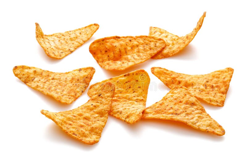 Corn Chips,triangle, Nachos Stock Photo - Image of pile, dinner: 102098196