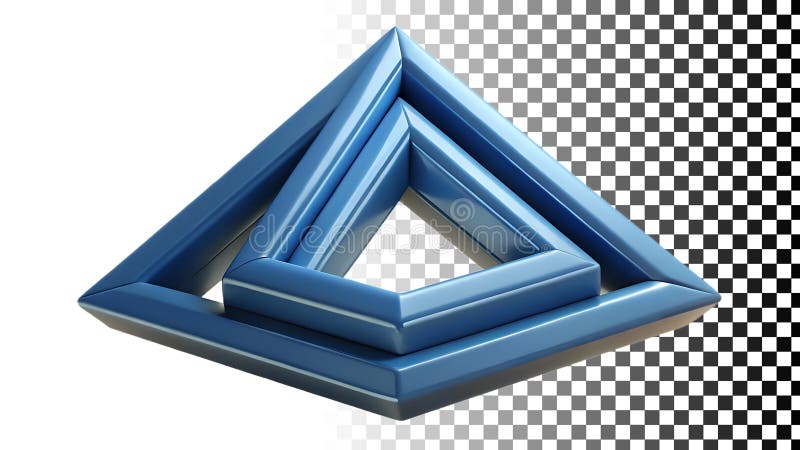 Triangle Frame, Geometric Border and Modern Design Element Png ...
