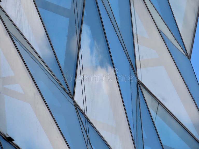 Triangle Shaped Mirror Facets Stock Photo - Image of facets, europe ...