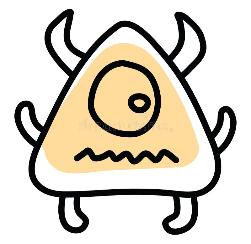 Monster Triangle Stock Illustrations – 946 Monster Triangle Stock ...