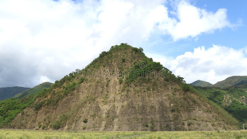 Triangle shaped mountain stock image. Image of background - 129558423