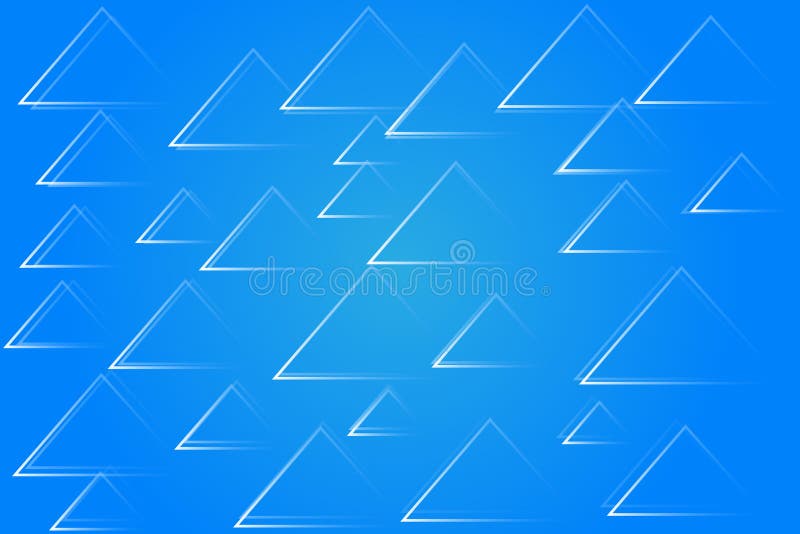 Blue Triangle Shape Abstract Background Stock Vector - Illustration of ...