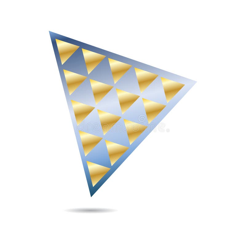 Triangle Shiny Logo Template Stock Vector - Illustration of vector ...