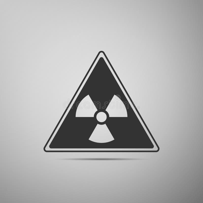Radioactive Contamination In The Triangle Sign Vector Illustration ...