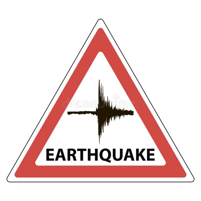 Triangle Sign Seismology Meaning, the Tremors of the Earthquake Stock ...