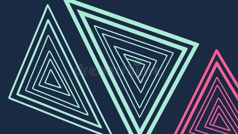 Triangle Spiral Design, Abstract and Modern Vector Art Element. Vector ...