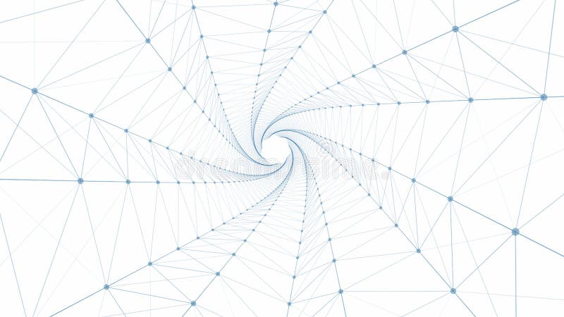 Triangle Spiral Geometric Symbol. Tribal Style Abstract Logo Stock ...